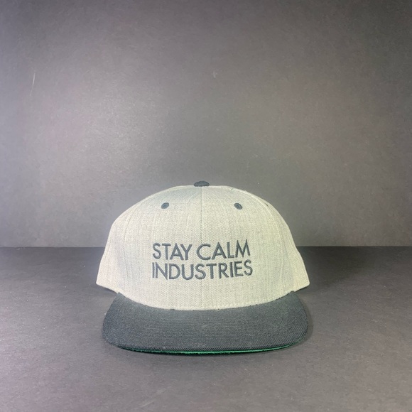 Accessories | Stay Calm Industries Snapback Flat Brim Hat | Poshmark